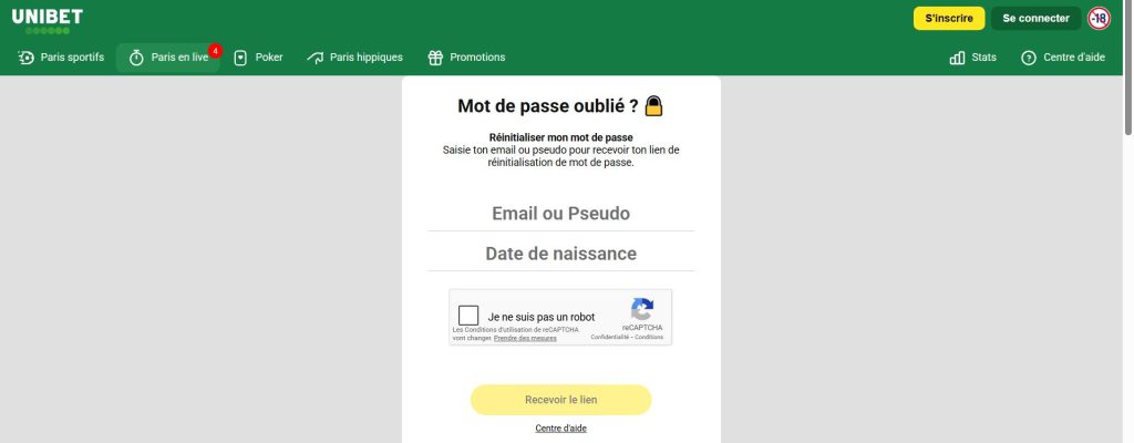 Comment se connecter sur Unibet